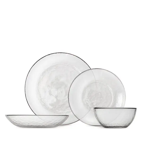 FORTESSA Los Cabos 16 Pc Dinnerware Set - Clear