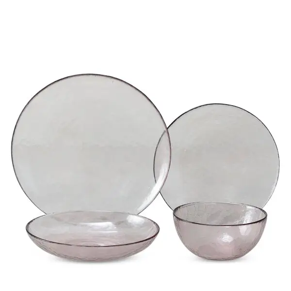 FORTESSA Los Cabos 16 Pc Dinnerware Set - Pink