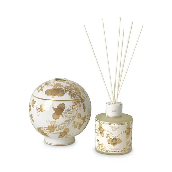 GINORI 1735 Oriente Italiano Large Scented Diffuser Refill Vicolo Dell'oro - White