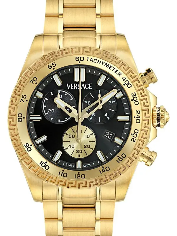Versace Chronograph Watch - Black