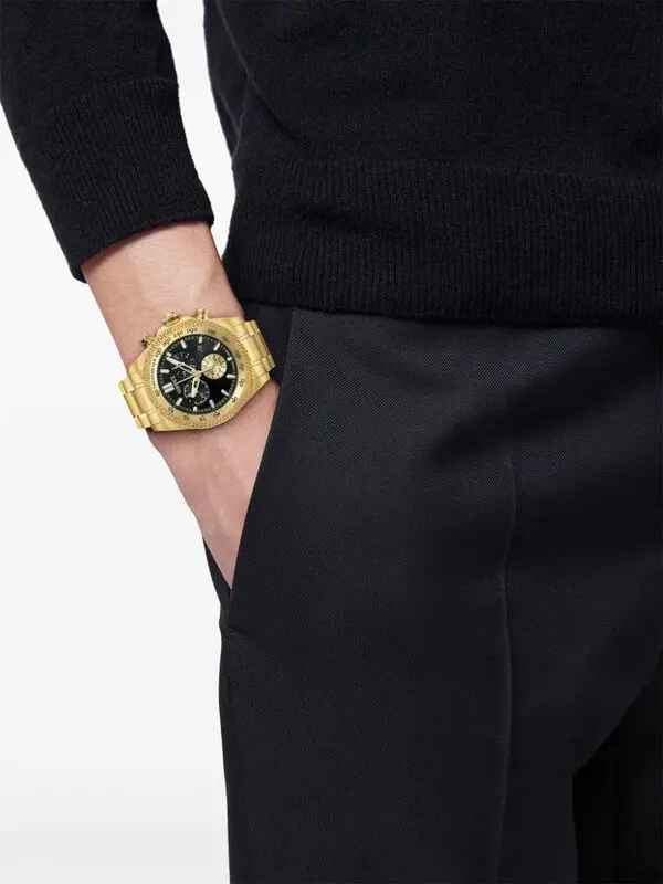 Versace Chronograph Watch - Black