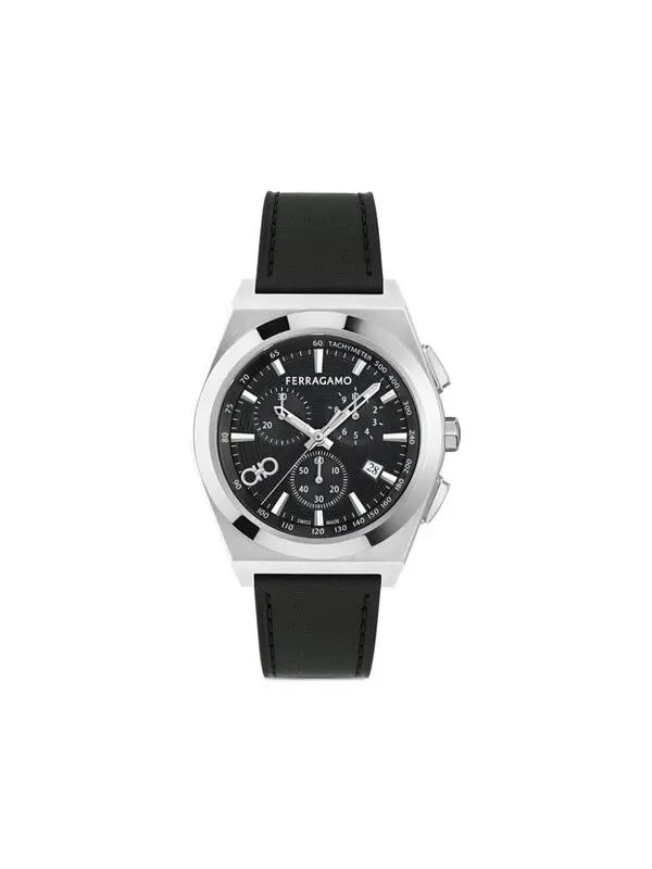 FERRAGAMO Vega Upper East Chrono 42mm - Black