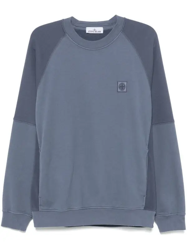 Stone Island Compass-badge Sweatshirt - Blue