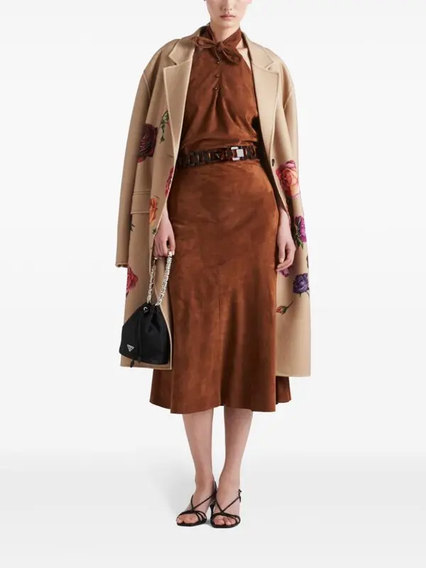 Prada Suede Halter Top