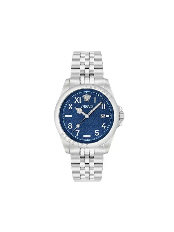 Versace Anteo 41mm Bracelet Watch - Blue