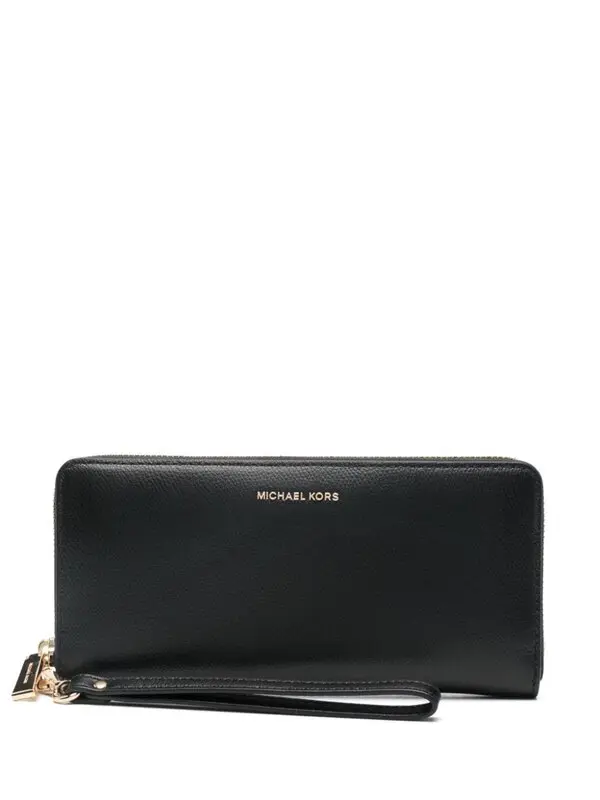 Michael Kors Logo-lettering Wallet - Black