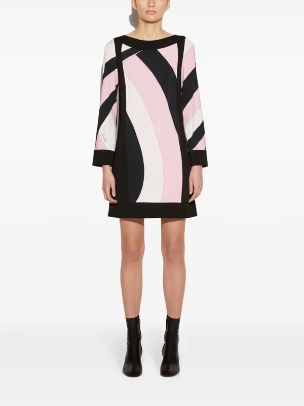 Emilio Pucci Iride-print Mini Dress