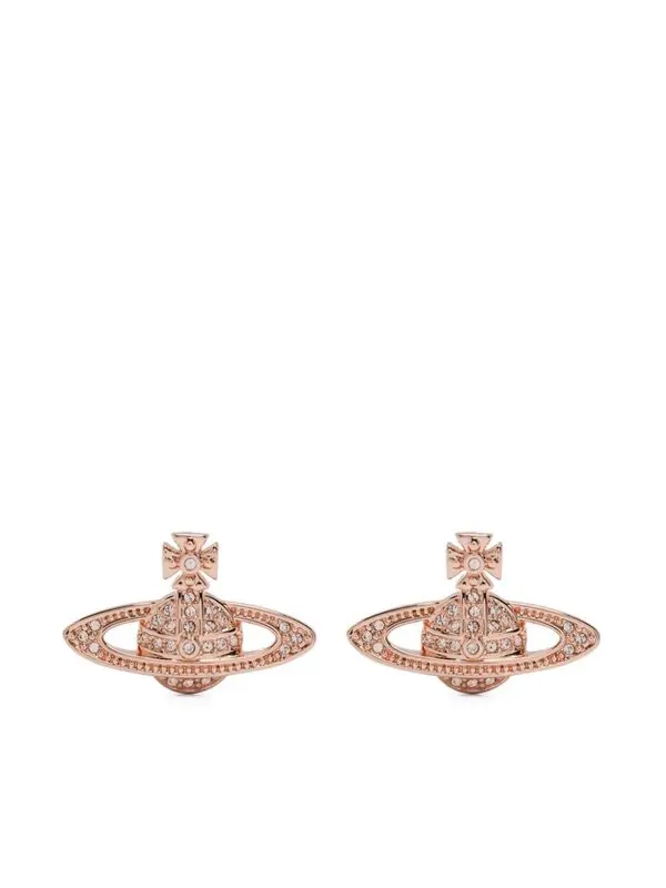 VIVIENNE WESTWOOD Mini Bas Relief Earrings - Pink