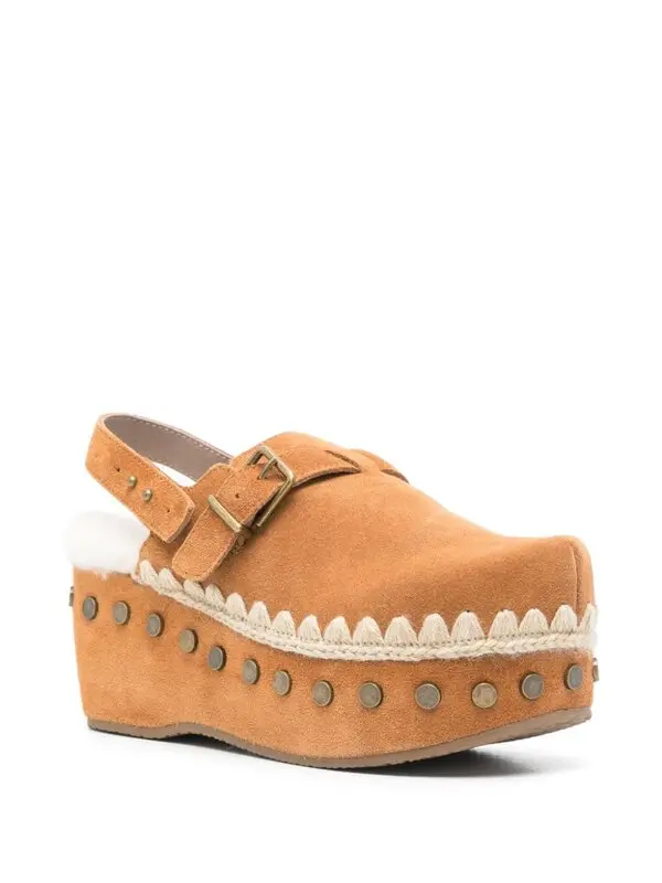 Mou 67mm Clog Pumps - Brown