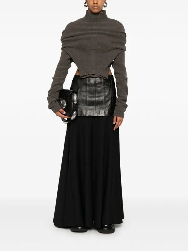 Rick Owens Headon Dbl Lupetto Sweater - Brown