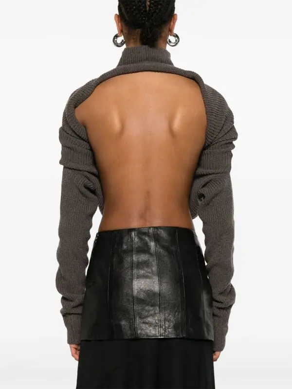 Rick Owens Headon Dbl Lupetto Sweater - Brown