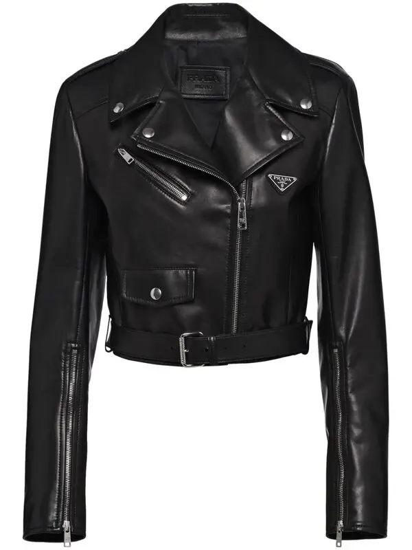 Prada Leather Biker Jacket