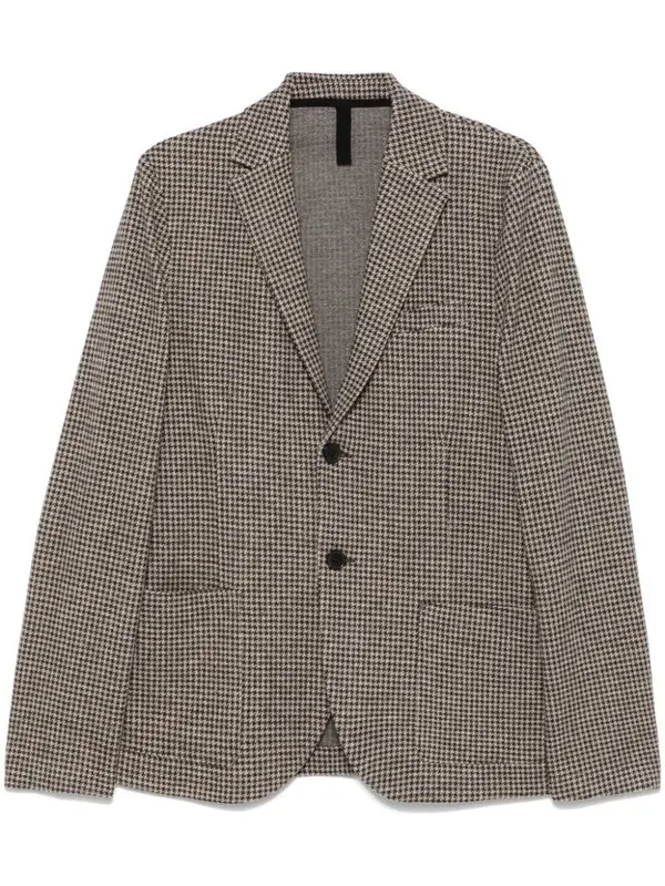 Harris Wharf London Houndstooth-pattern Blazer