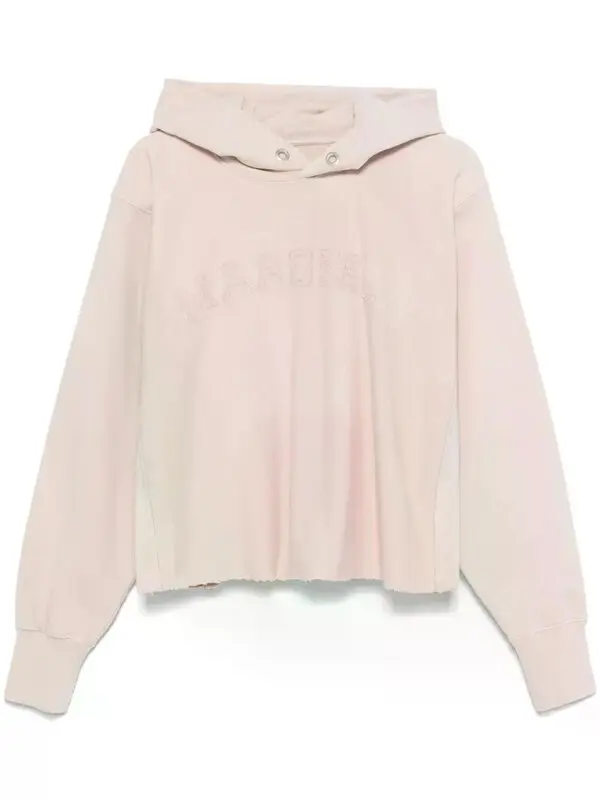 MAISON MARGIELA Logo Cotton Hoodie - Neutrals