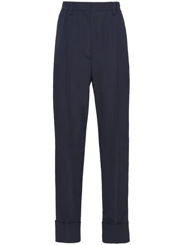 Prada Pressed-crease Tailored Trousers