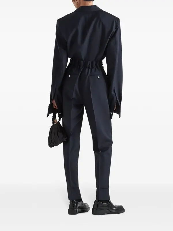 Prada Pressed-crease Tailored Trousers