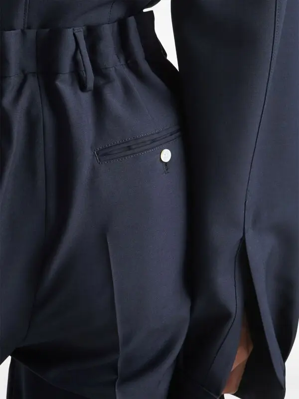 Prada Pressed-crease Tailored Trousers