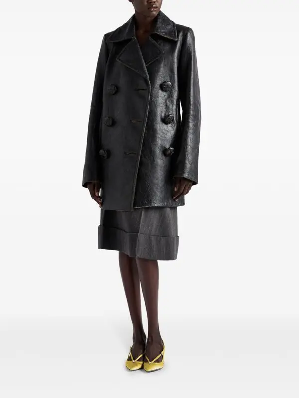 Prada Grained Lambskin Coat