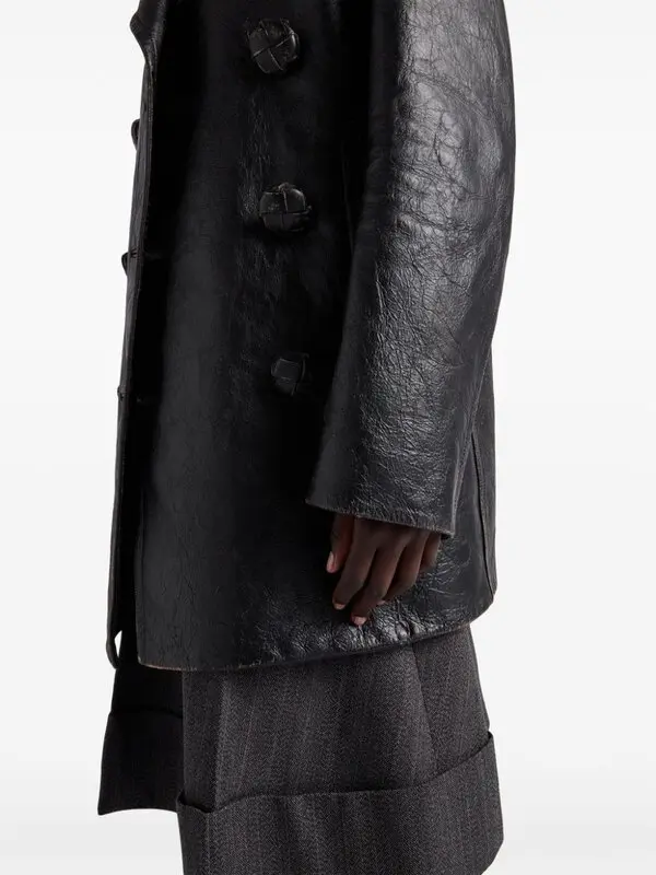 Prada Grained Lambskin Coat