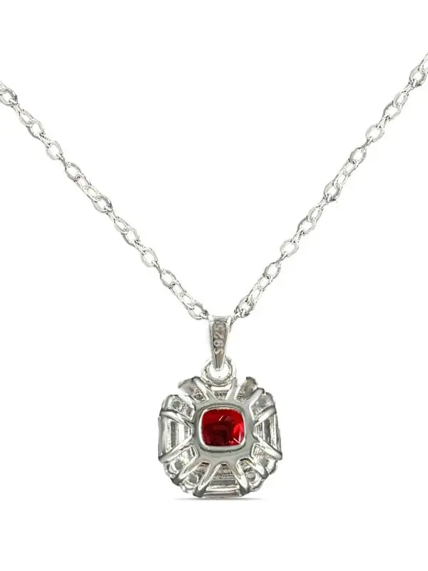 JUWELINA PARIS Sugarloaf Ruby Necklace