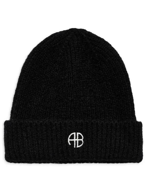 ANINE BING Elia Beanie - Black