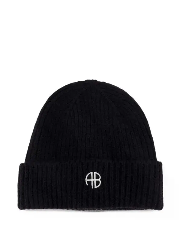 ANINE BING Elia Beanie - Black