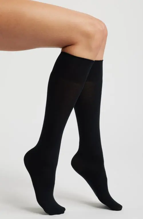 Oroblu Cheryl Knee High Socks - Black