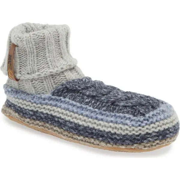 MUK LUKS Slipper Socks - Slate
