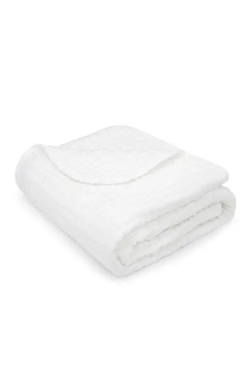 COMFY CUBS Baby Muslin Blanket - White