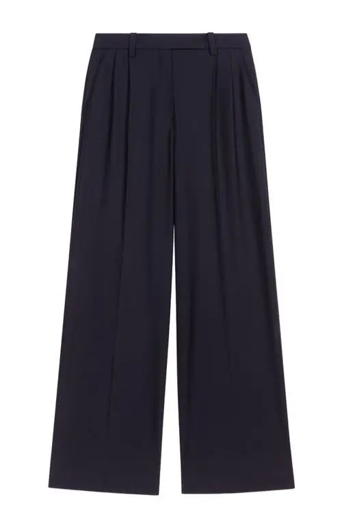 Maje Wide-leg Suit Trousers - Black