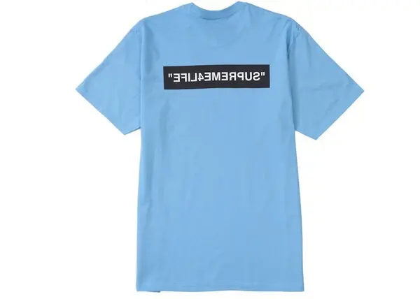 Supreme 4 Life Tee Shirt - Bright Blue