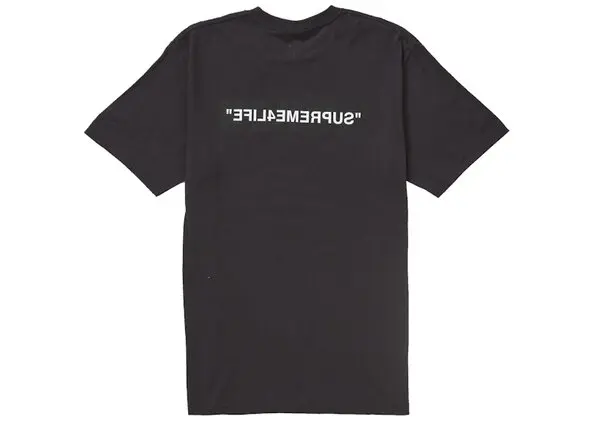 Supreme 4 Life Tee Shirt - Black
