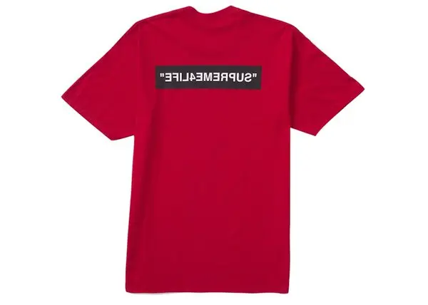 Supreme 4 Life Tee Shirt - Red