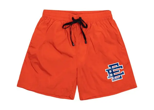 ERIC EMANUEL Ee Swim Trunk - Orange/navy Blue