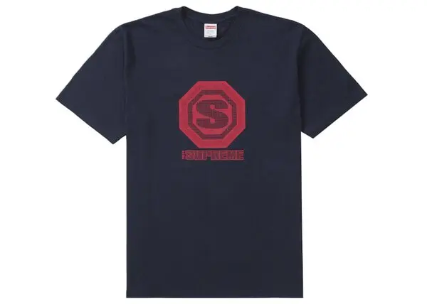 Supreme Blockbuster Tee Shirt - Navy Blue