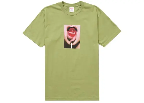 Supreme Lollipop Tee Shirt - Moss