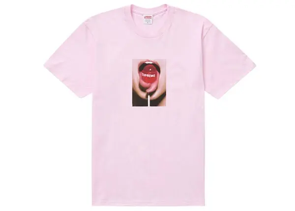Supreme Lollipop Tee Shirt - Light Pink