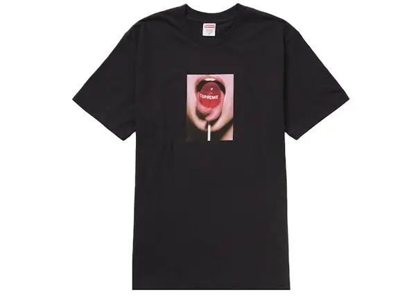 Supreme Lollipop Tee Shirt - Black