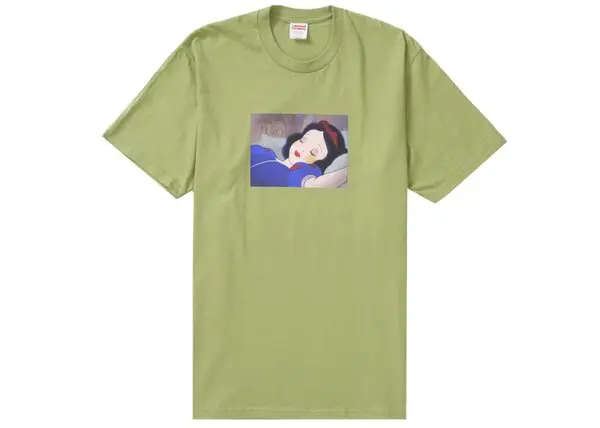 Supreme Snow White Tee Shirt - Moss
