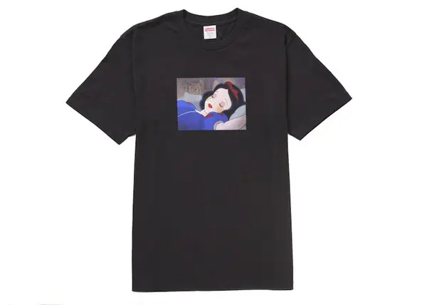 Supreme Snow White Tee Shirt - Black