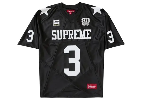 Supreme Star Football Jersey - Black