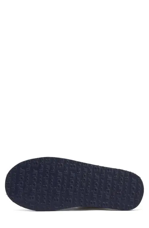 Barbour Everitt Sueded Mule Slipper - Navy