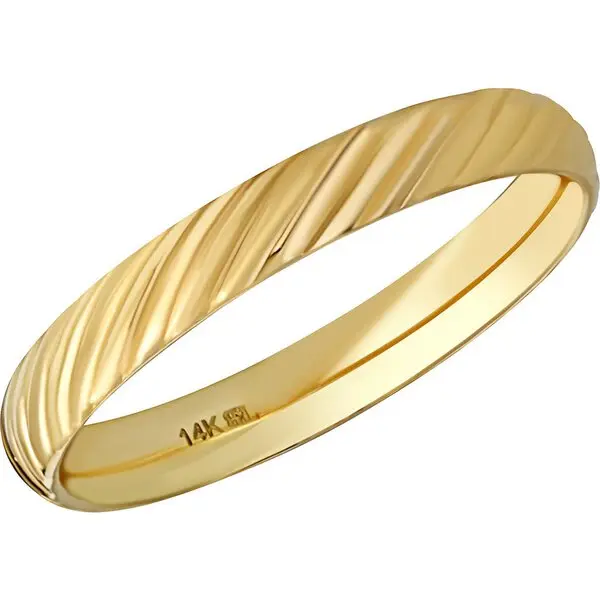 Bony Levy 14k Gold Stackable Band Ring - 14k Yellow Gold