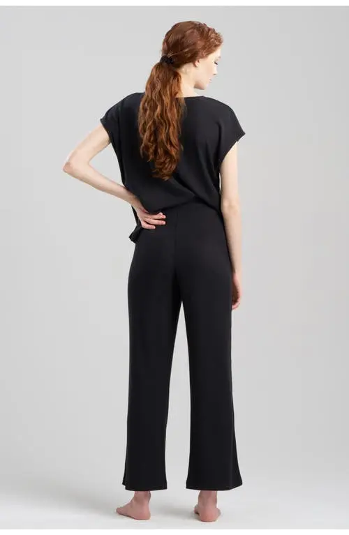 Natori Eden Everywhere Straight Leg Pant - Black