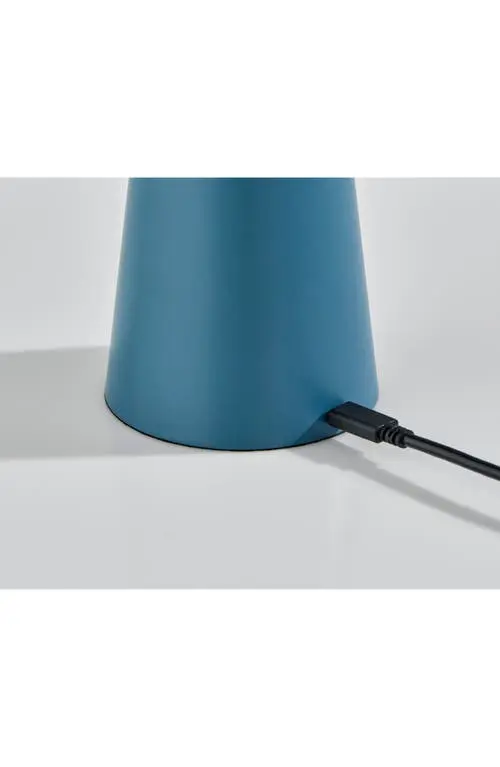 ADESSO Jacky Cordless Led Table Lamp - Dusty Blue