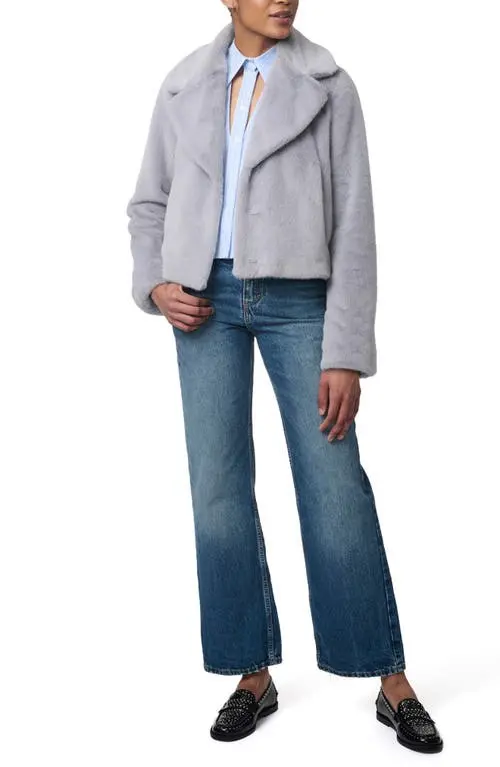 Bernardo Short Faux Fur Coat
