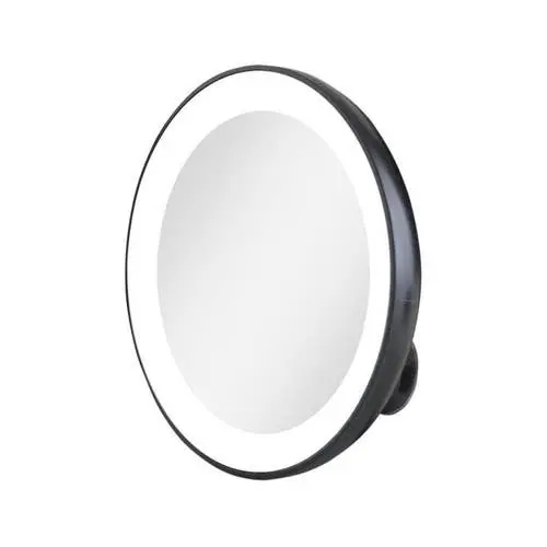 ZADRO Lighted Compact Mirror With 15x Magnification & Suction Cup - Black