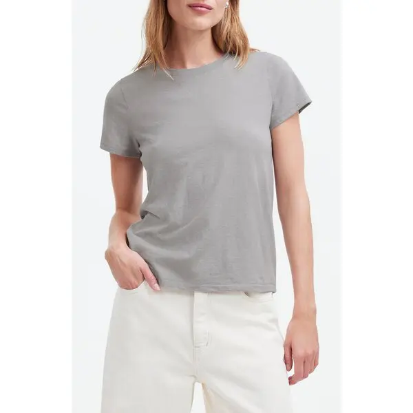 Madewell Vintage Northside Tee - Light Hthr Grey