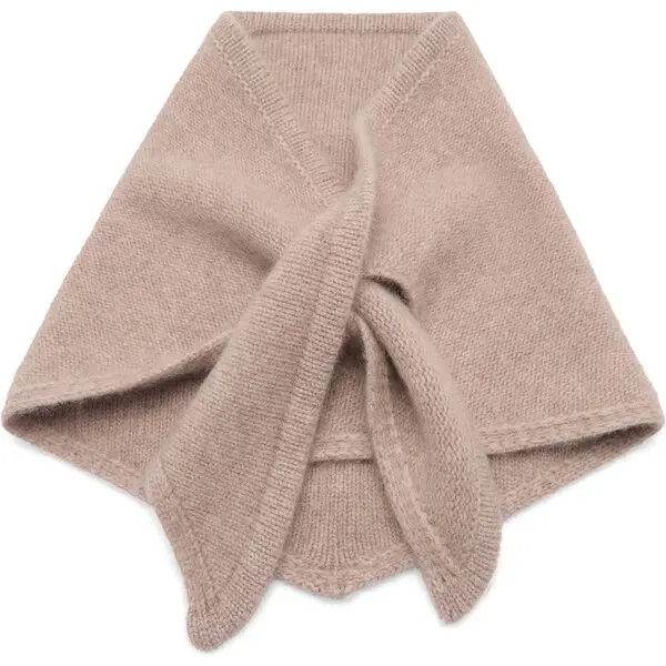 Mango Wide Wool & Cashmere Scarf