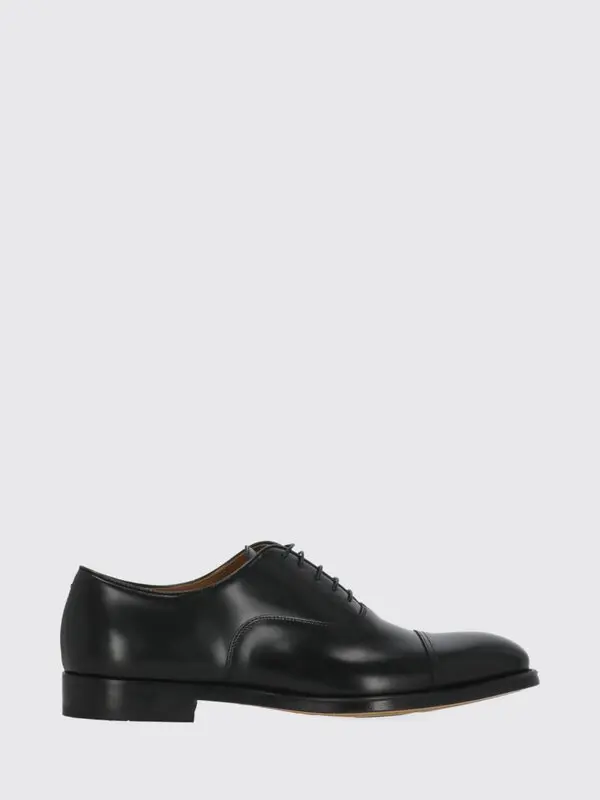DOUCAL'S Leather Cap Toe Oxford Shoes